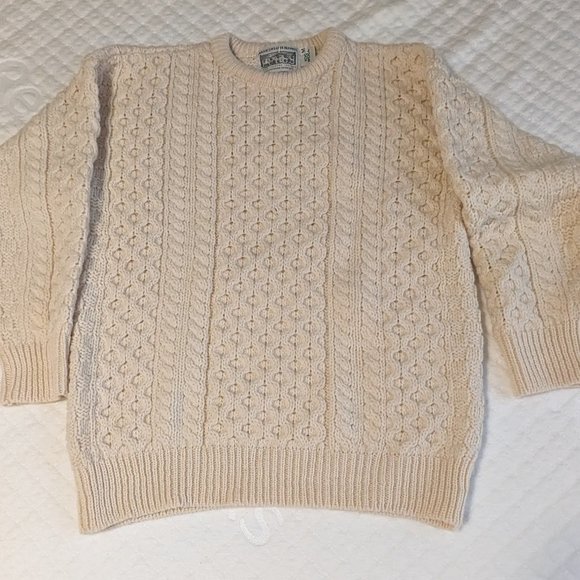 Aran Crafts | Sweaters | Authentic Aran Cableknit Sweater 0 Wool | Poshmark